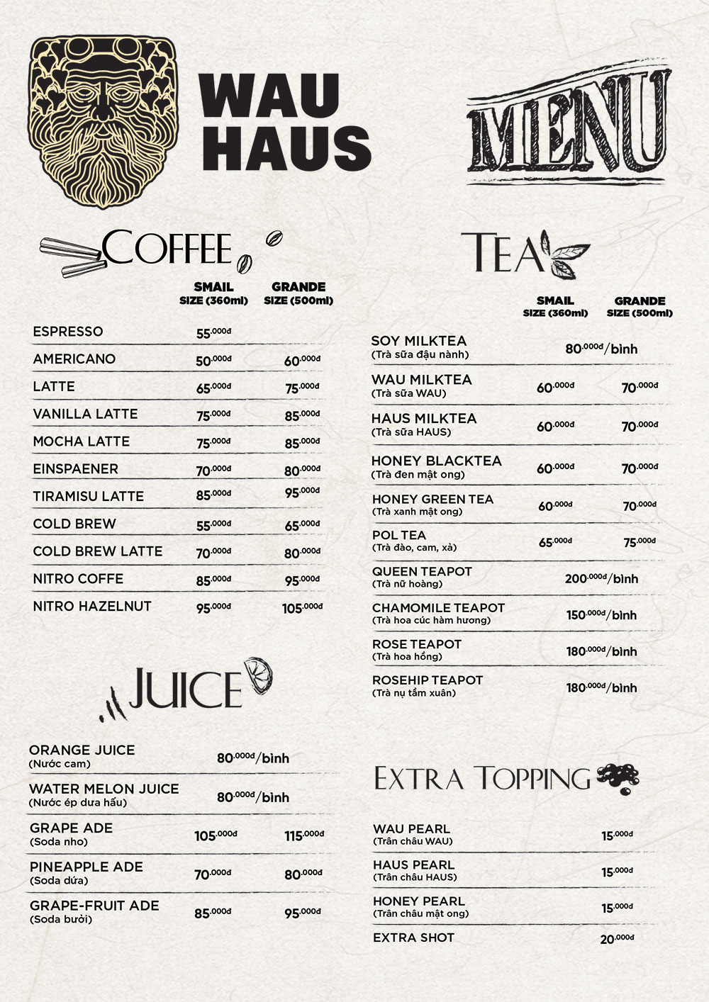 Thiết kế thực đơn nhà hàng | Thiết kế menu chuyên nghiệp